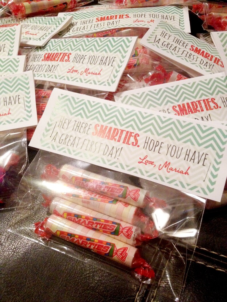 First Day of School Goodie Bag Tag Printable DIY Hey There - Etsy