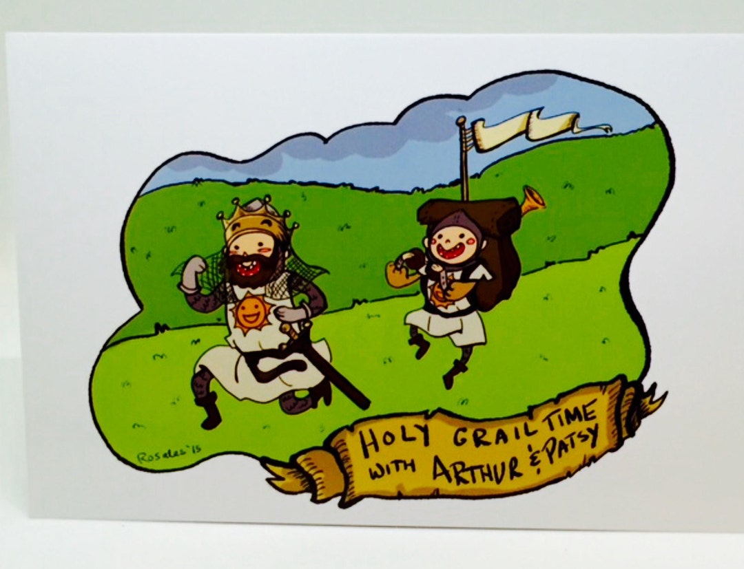 Holy Grail Time With Arthur & Patsy 4x6 Print - Etsy