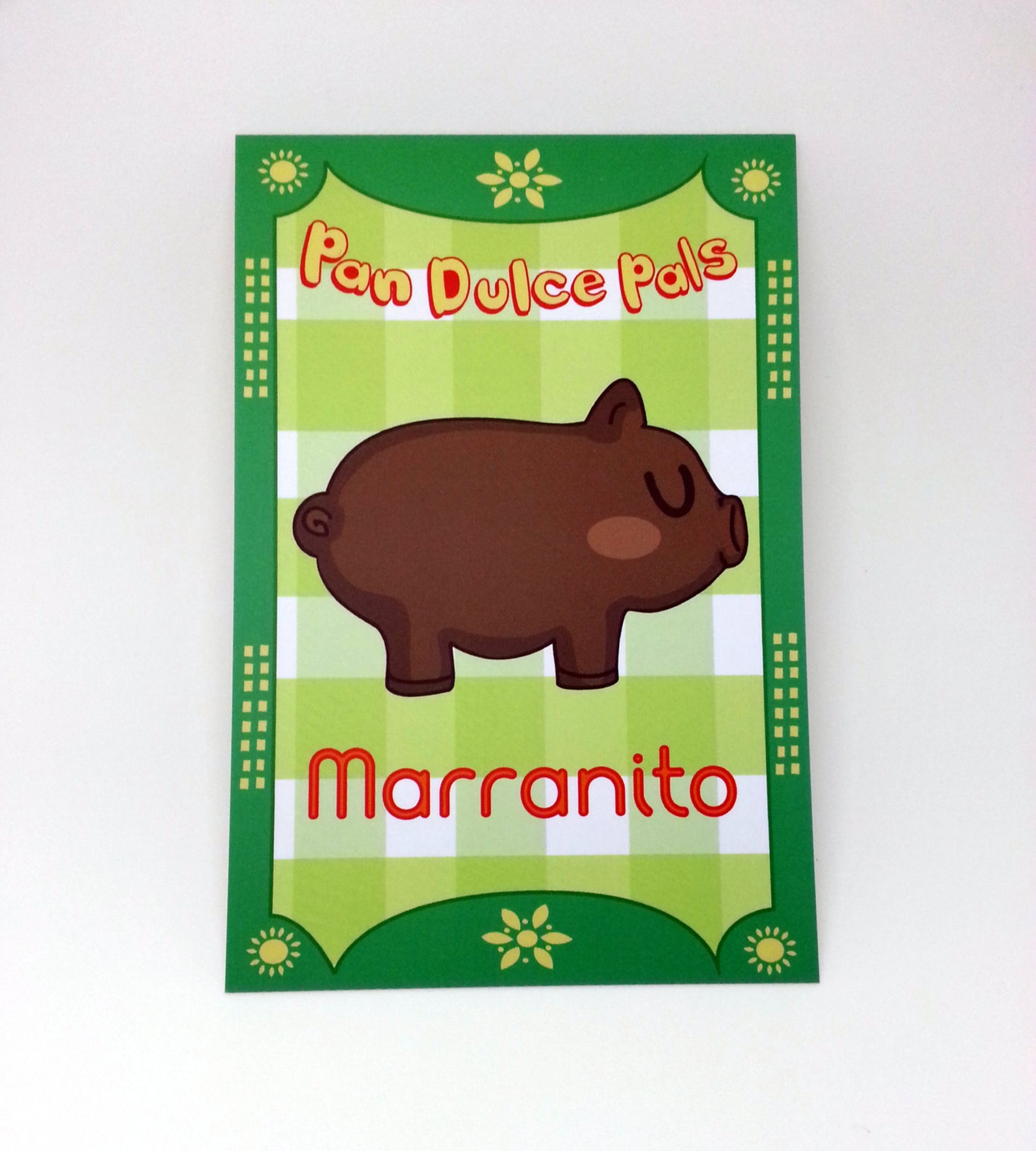 Pan Dulce Pals: Marranito 4"x6" Art Print - Etsy