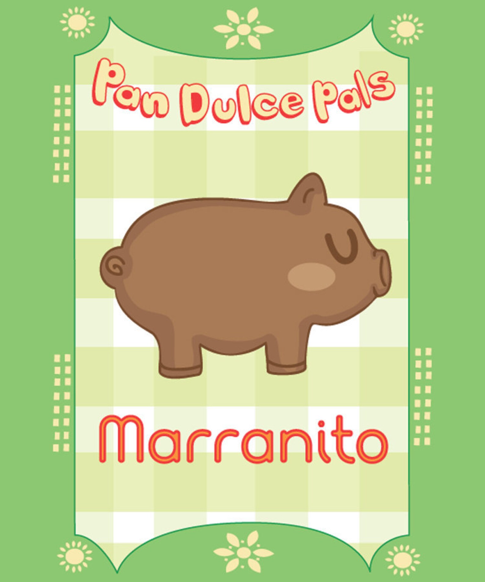Pan Dulce Pals: Marranito 4"x6" Art Print - Etsy