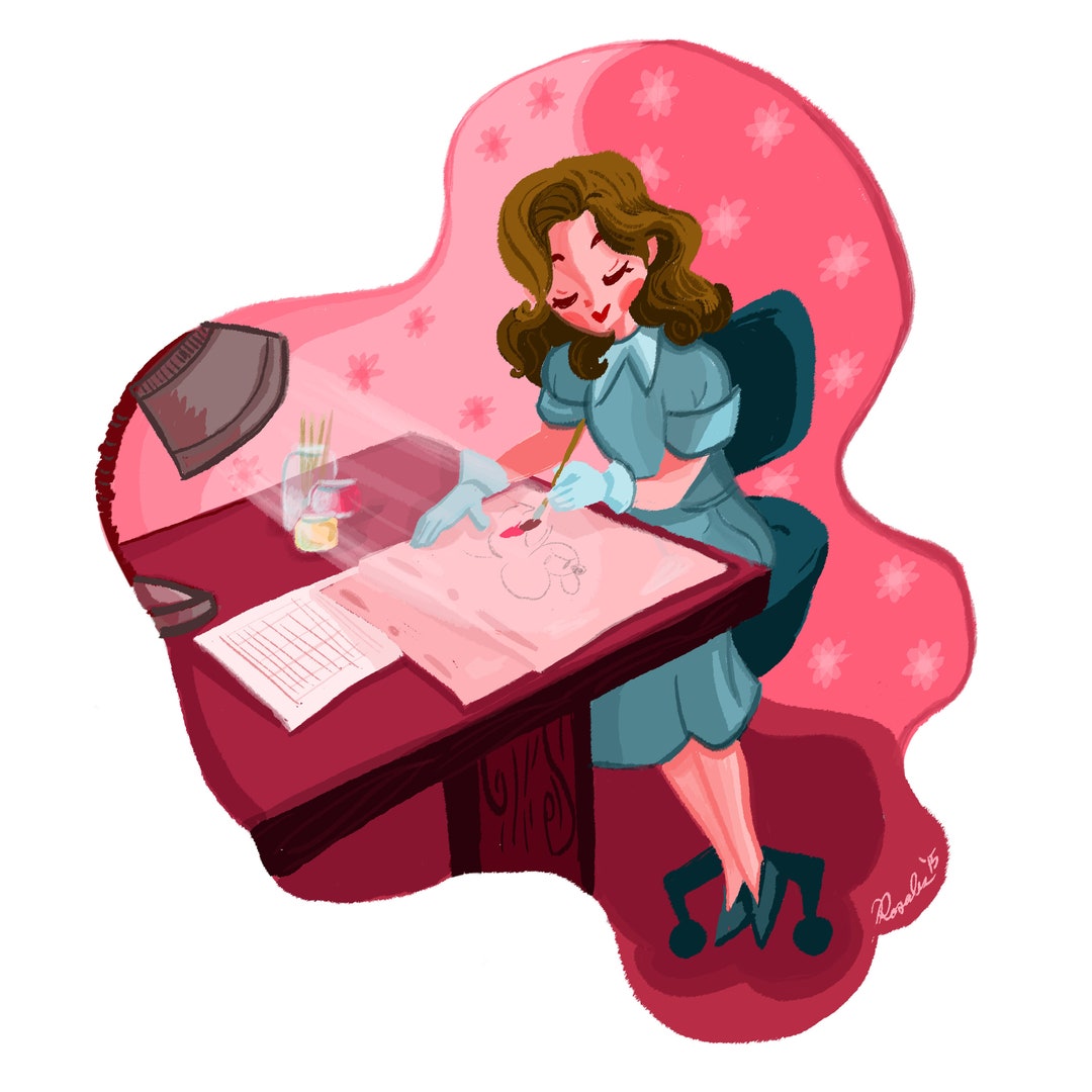 Women in Animation: Cel Painter 5"x 7" Print - Etsy