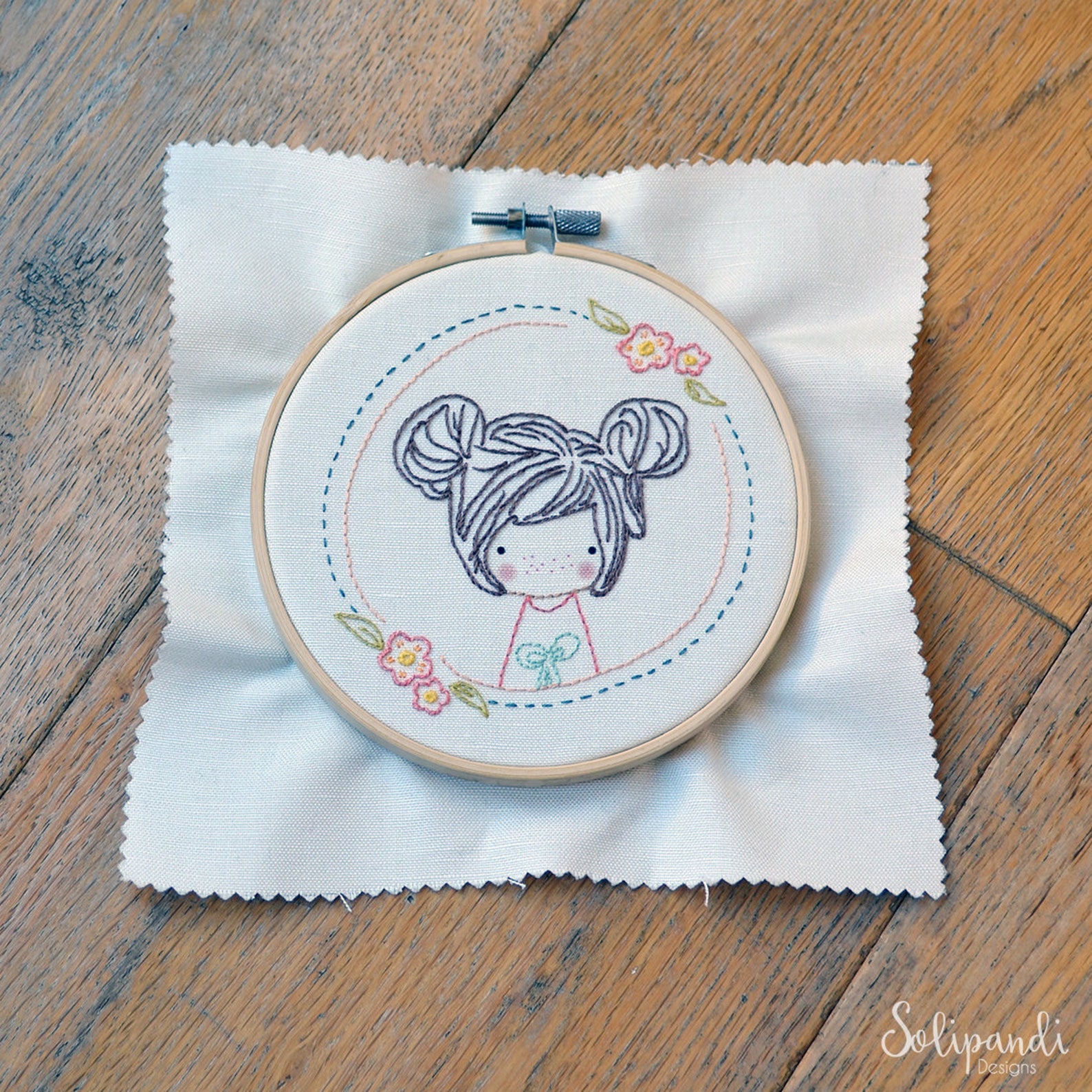 Girl Hand Embroidery PDF Pattern Instand Digital Download - Etsy