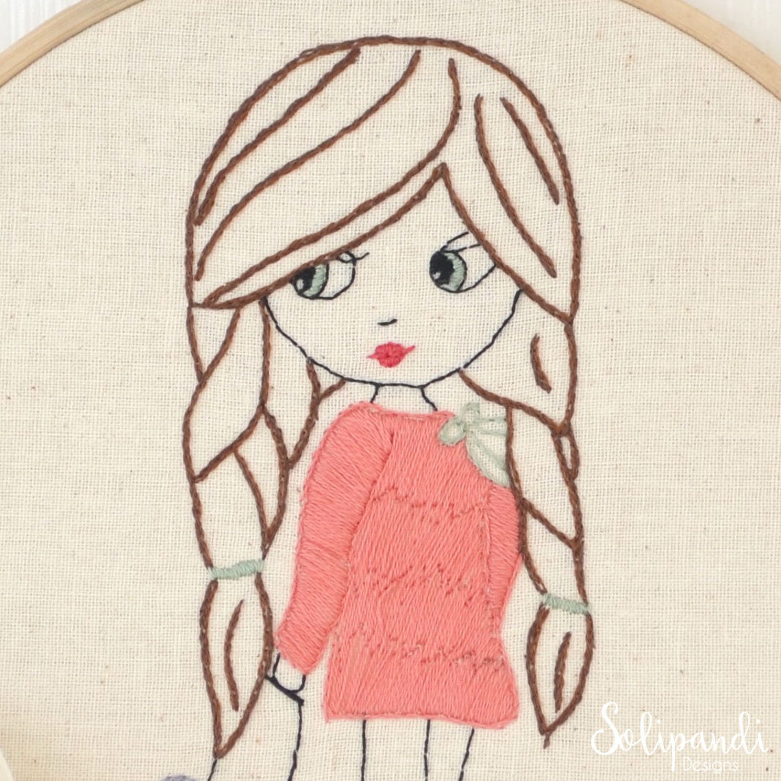 Little Adventure Girl, Hand Embroidery PDF Pattern - Etsy