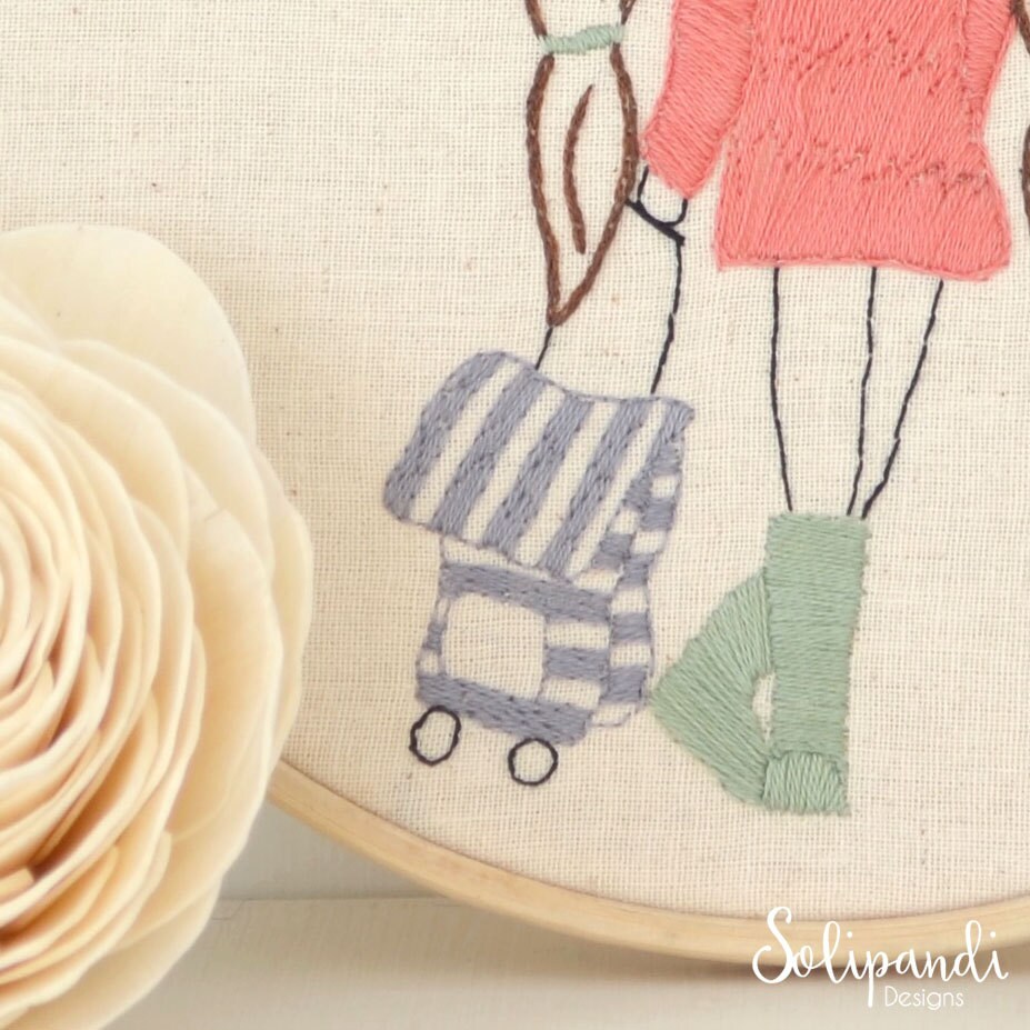 Little Adventure Girl, Hand Embroidery PDF Pattern - Etsy