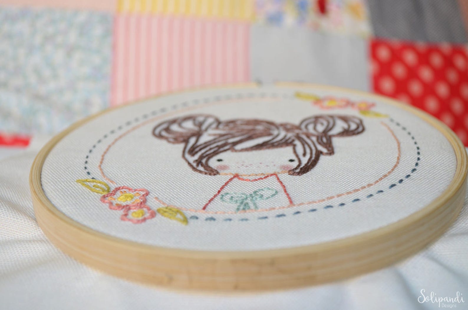 Girl Hand Embroidery PDF Pattern Instand Digital Download - Etsy