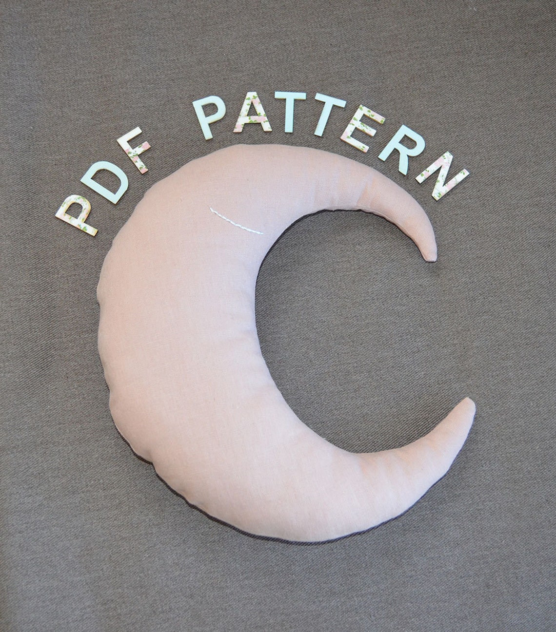 Moon - Star - Cloud Pillow Sewing Pattern in 2 Sizes (13" and 18 ...