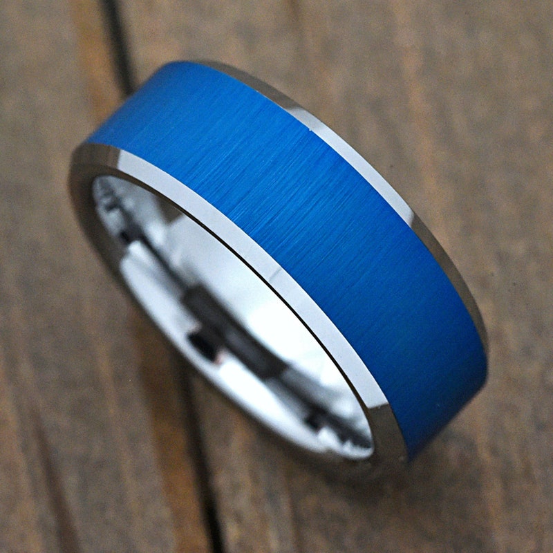Blue Wedding Bands - Etsy