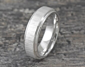 Mens titanium ring | Etsy