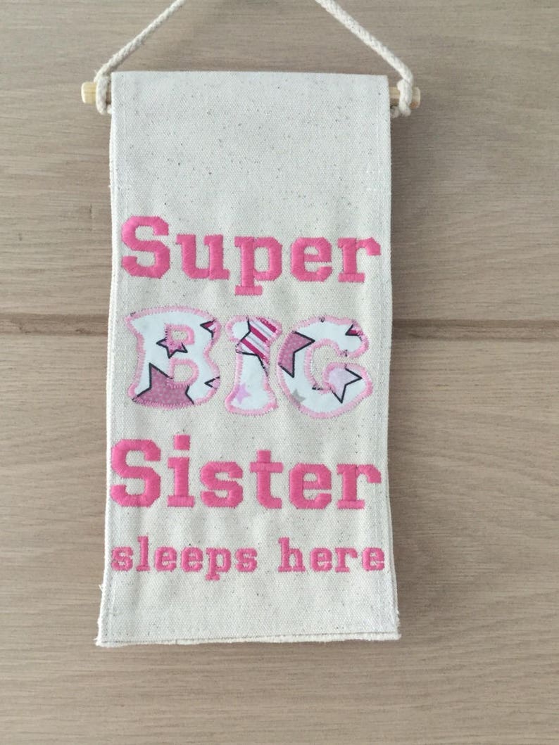 Little Sister Door Sign, Bedroom Door Sign, Wall Plaque, Personalised ...