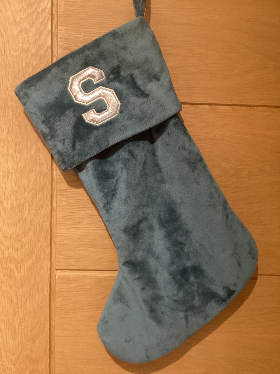 Personalised Velvet Christmas Stocking, Luxury Velour Stocking ...