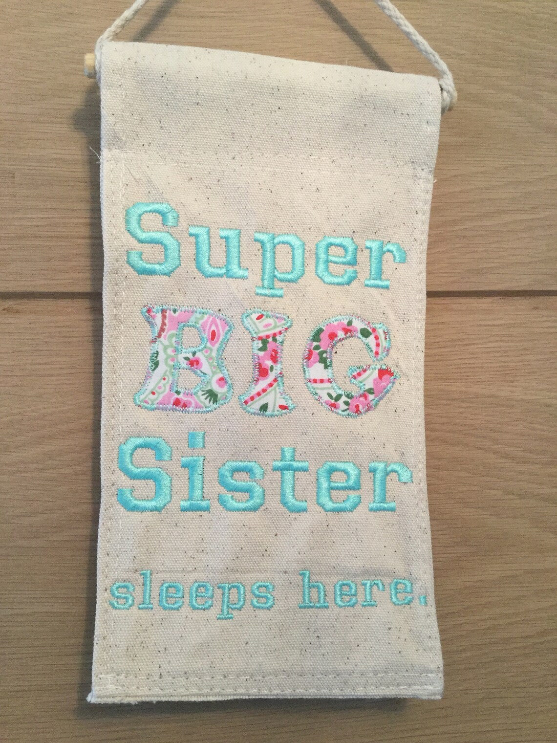 Little Sister Door Sign, Bedroom Door Sign, Wall Plaque, Personalised ...