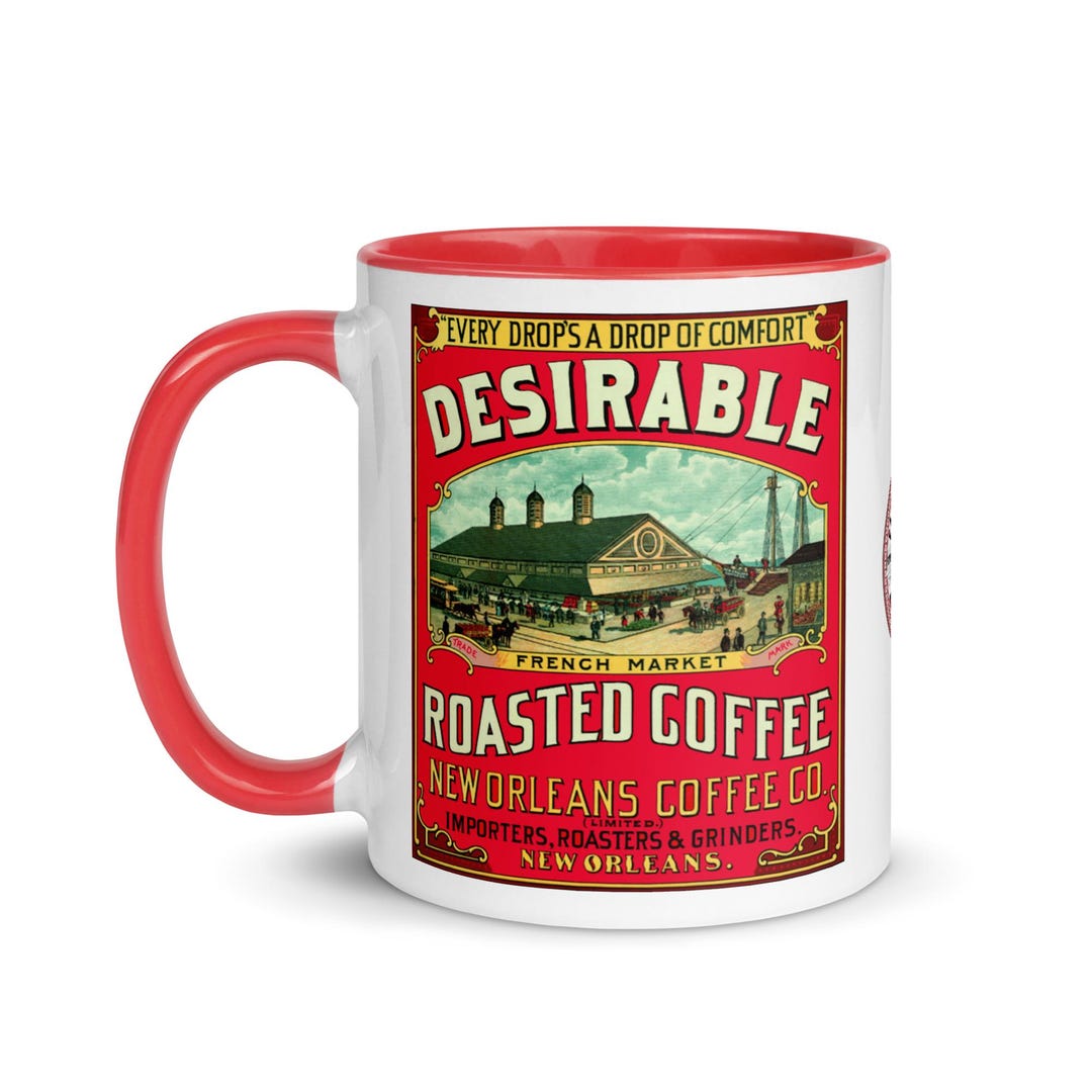 Desirable Fabled Coffee Label Mug • Ceramic 11 Oz. - Etsy