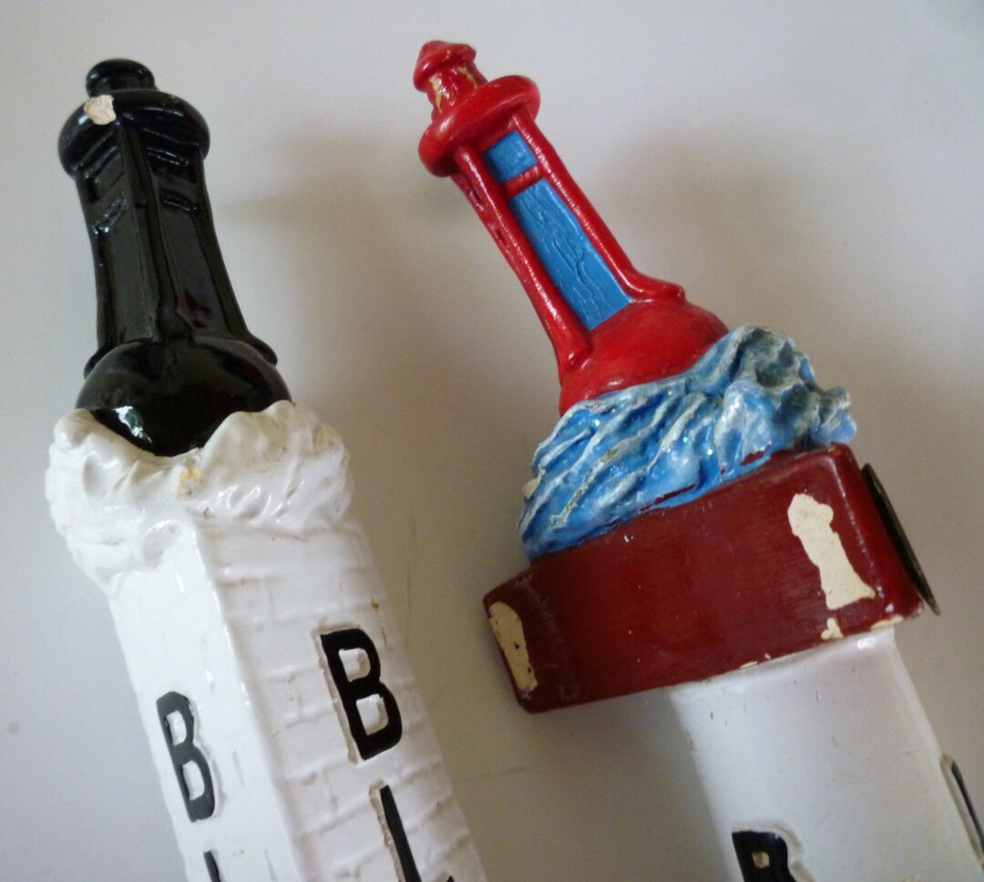 TWO (2) Blue Point Beer Tap Handles From a Famous New York City West ...