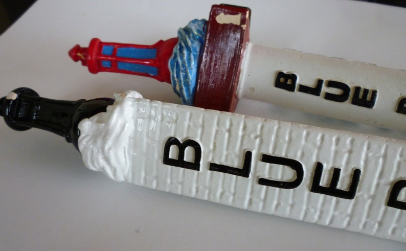 TWO (2) Blue Point Beer Tap Handles From a Famous New York City West ...