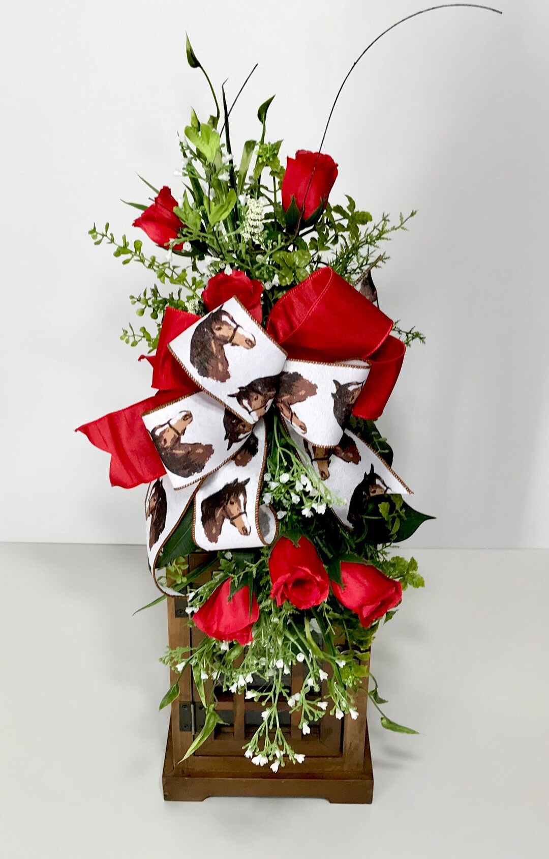 Kentucky Derby Wreath Swag, Kentucky Derby Lantern Swag, Derby Party ...