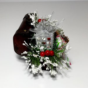 Small Wooden Chest Box Christmas Present Decoration, Mini Novelty ...