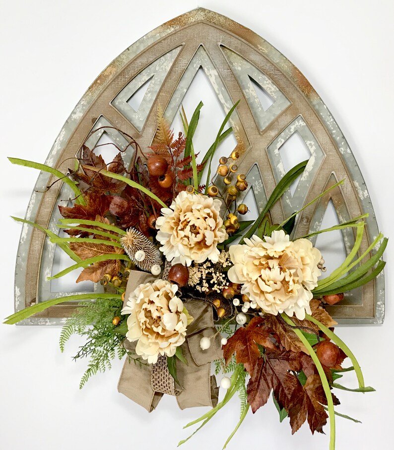 Large Church Window Frame Everyday Floral Pointed Arched - Etsy