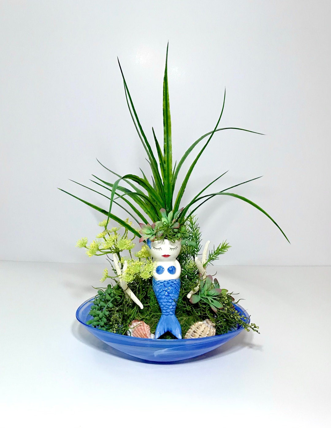Little Mermaid Nautical Arrangement Centerpiece, Under the Sea Blue ...