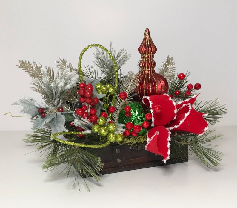 Small Wooden Chest Christmas Decorations Wood Box Mini | Etsy