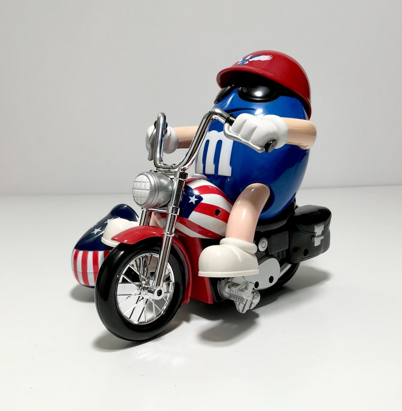M&ms World Candy Dispenser Motorcycle Sidecar Collectible - Etsy