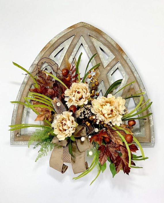 Large Church Window Frame Everyday Floral Pointed Arched - Etsy