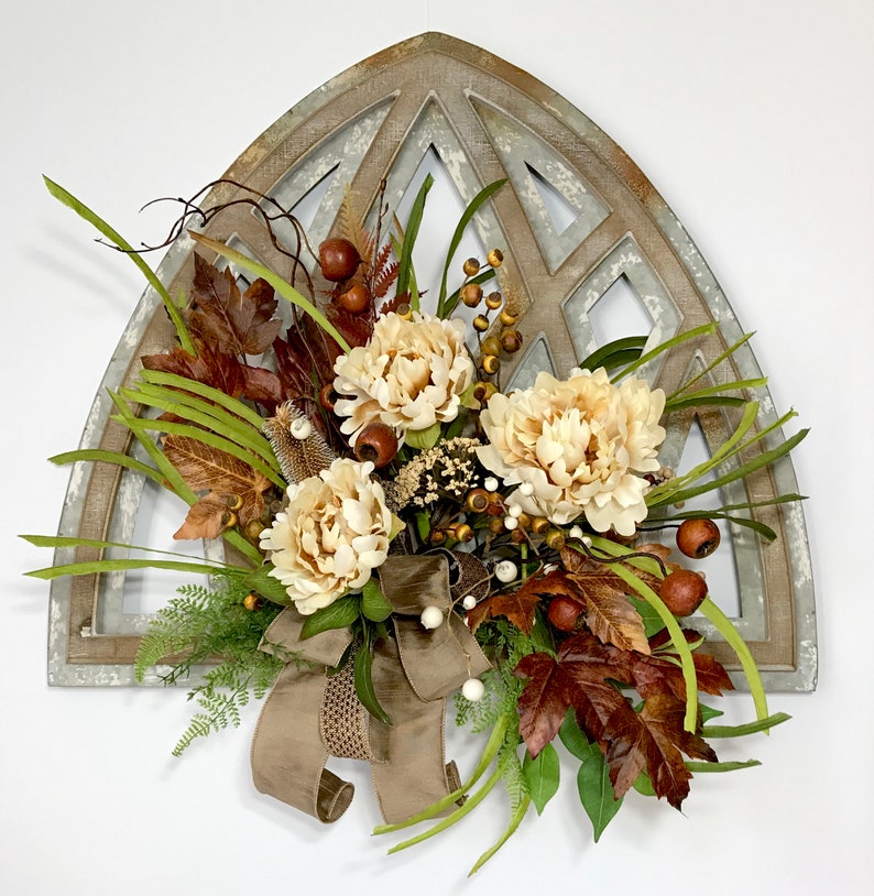 Large Church Window Frame Everyday Floral Pointed Arched - Etsy