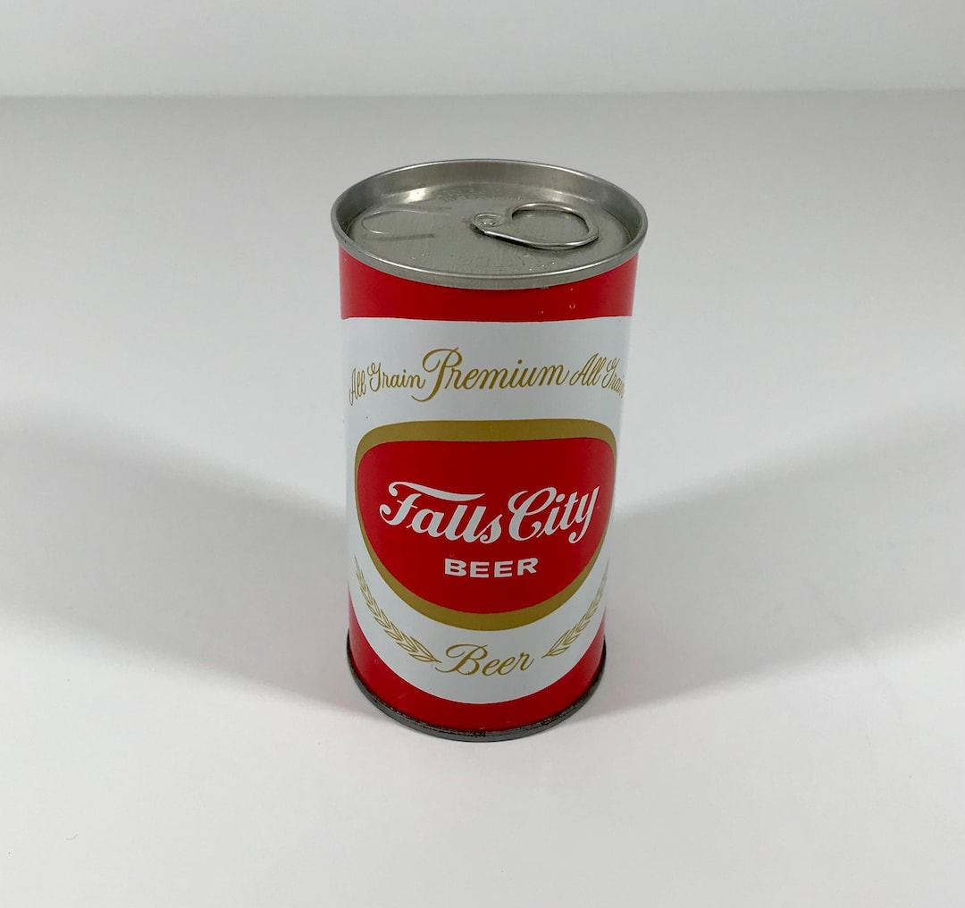 Vintage Fall City Beer Pull Tab Top, Metal Can Circa 1968, Air Filled ...
