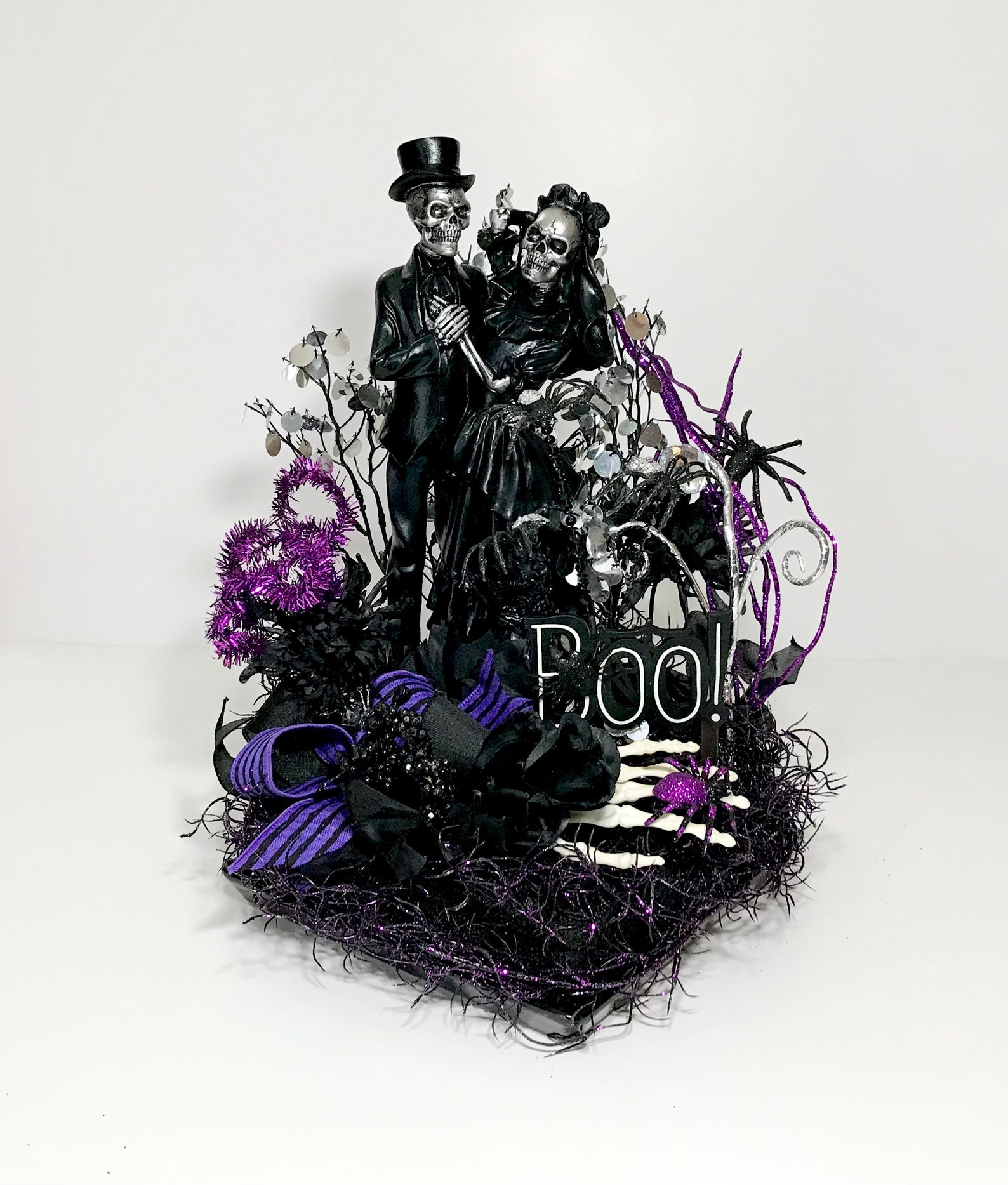 Skeleton Couple Wedding Halloween Centerpiece Party | Etsy