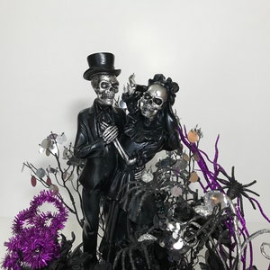 Skeleton Couple Wedding Halloween Centerpiece, Party Decoration Scary ...