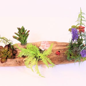 Driftwood Art Floral Arrangement, Driftwood Art Display, Unique ...