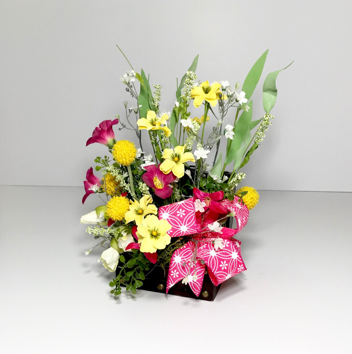 Spring Flower Small Decorative Trunk Bright Spring Bouquet | Etsy