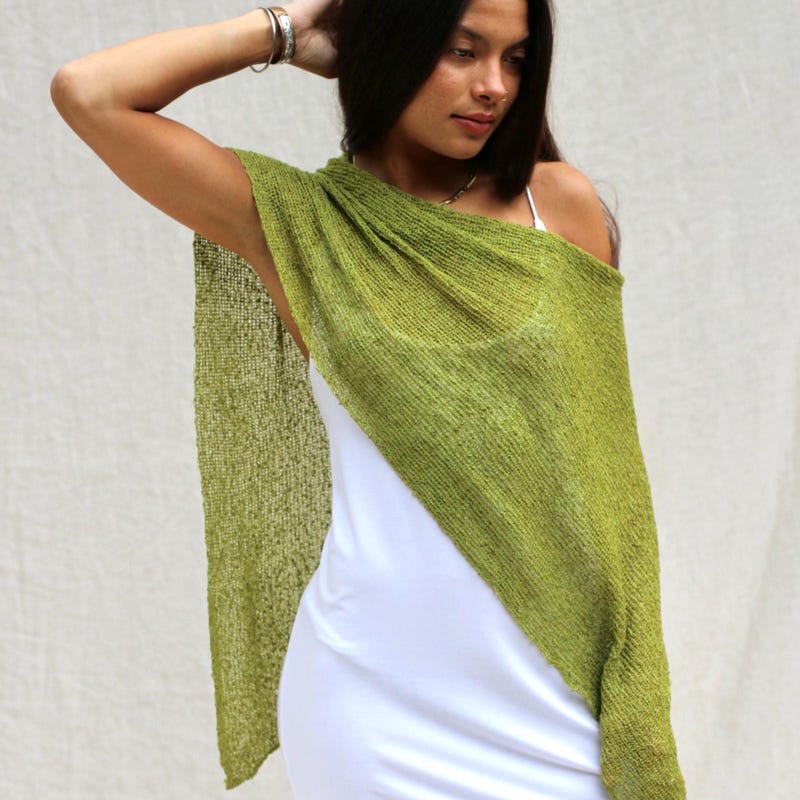 Sheer Shawl Poncho Wrap - Etsy