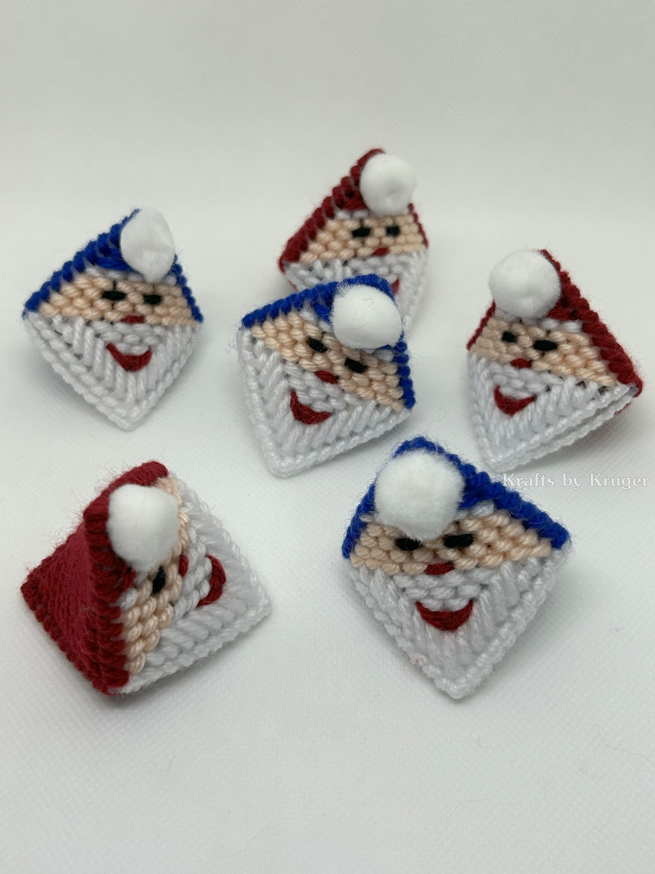 Santa Claus Squeezums, Plastic Canvas Treat Holders - Etsy