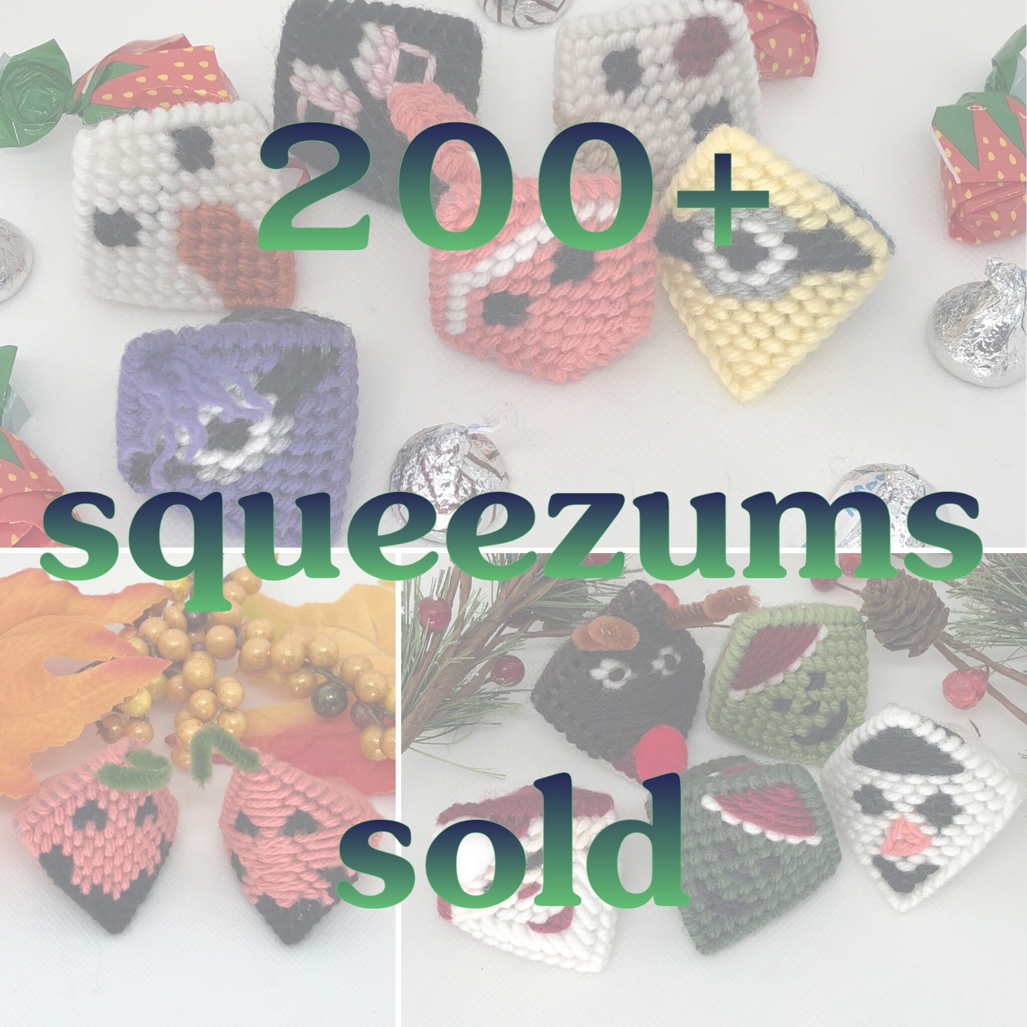 Santa Claus Squeezums, Plastic Canvas Treat Holders - Etsy