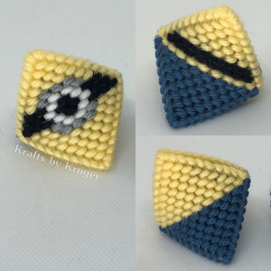 Minion Squeezums Plastic Canvas Treat Holders - Etsy