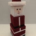 Santa Claus, Christmas Decoration, Stacking Boxes, Plastic Canvas - Etsy