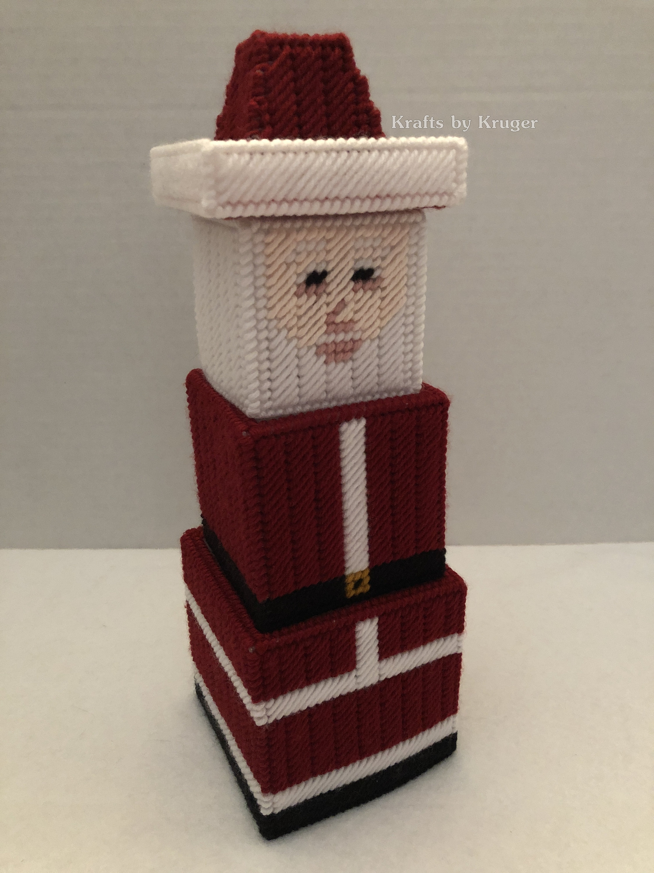 Santa Claus Christmas Decoration Stacking Boxes Plastic - Etsy