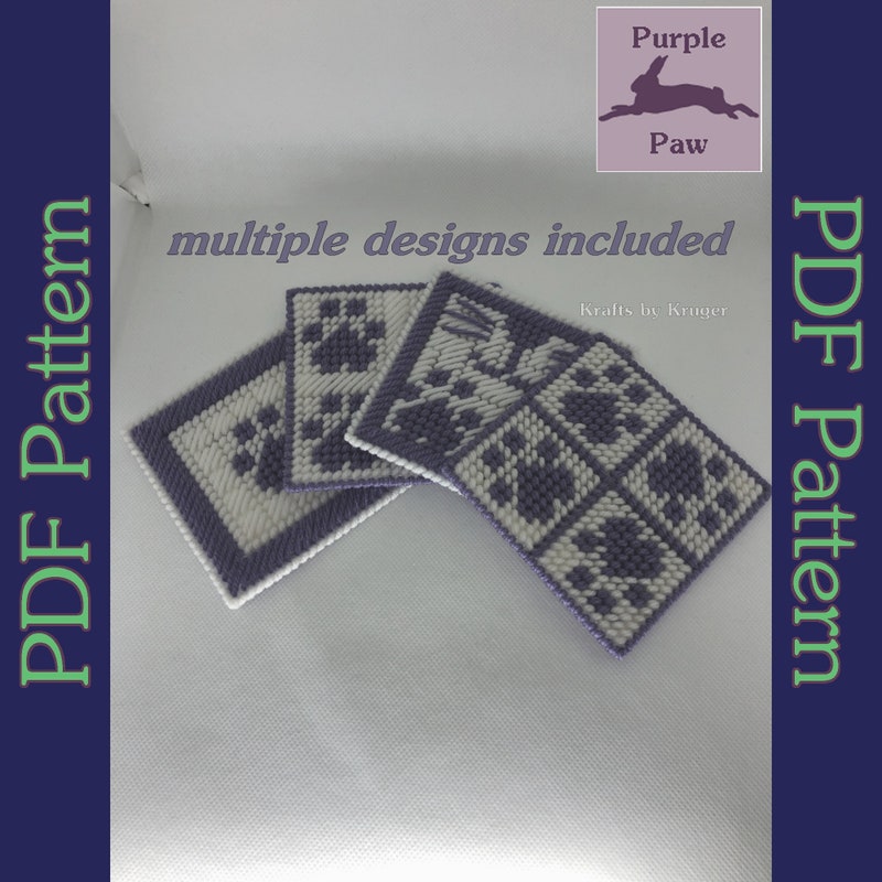 Plastic Canvas Coasters - Etsy