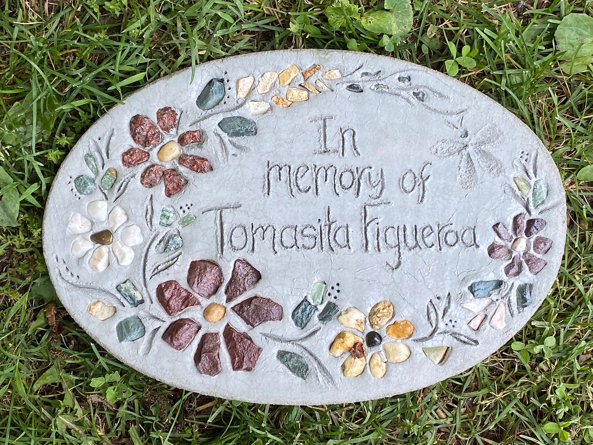 Memorial Garden Stone Personalized Plaque for Memory Garden | Etsy
