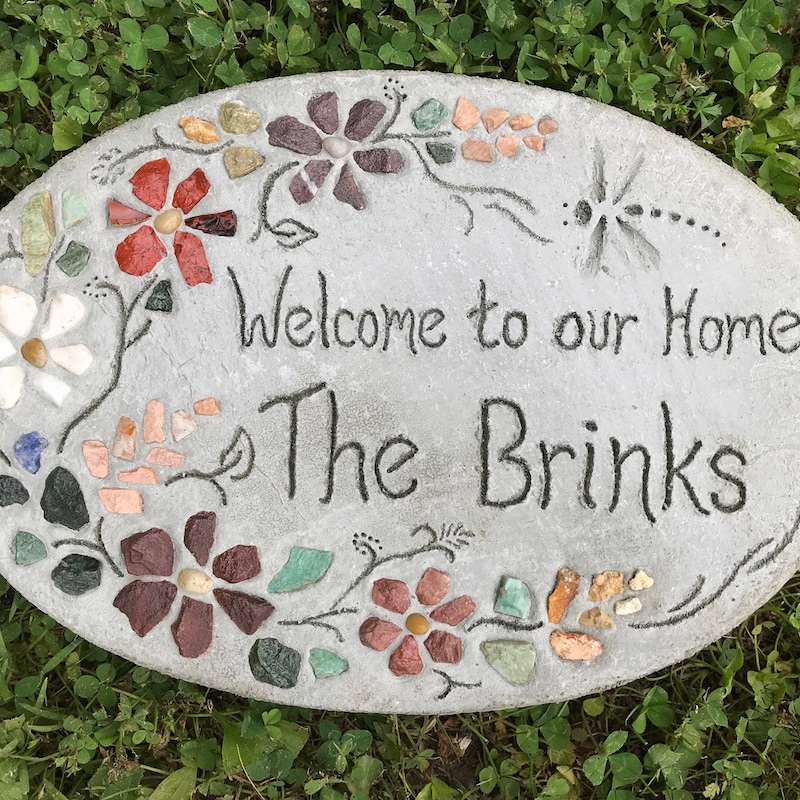 Engraved Stone - Etsy