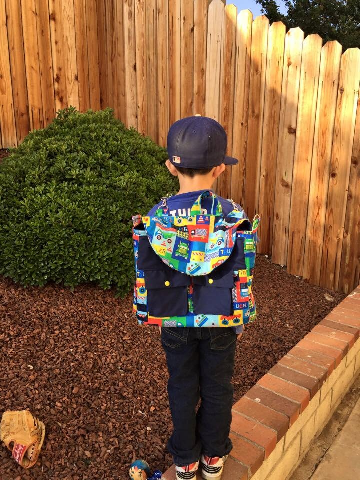 Looseleaf Knapsack Pdf Sewing Pattern Etsy