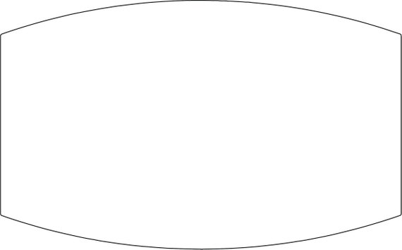 Plain Face Mask Template