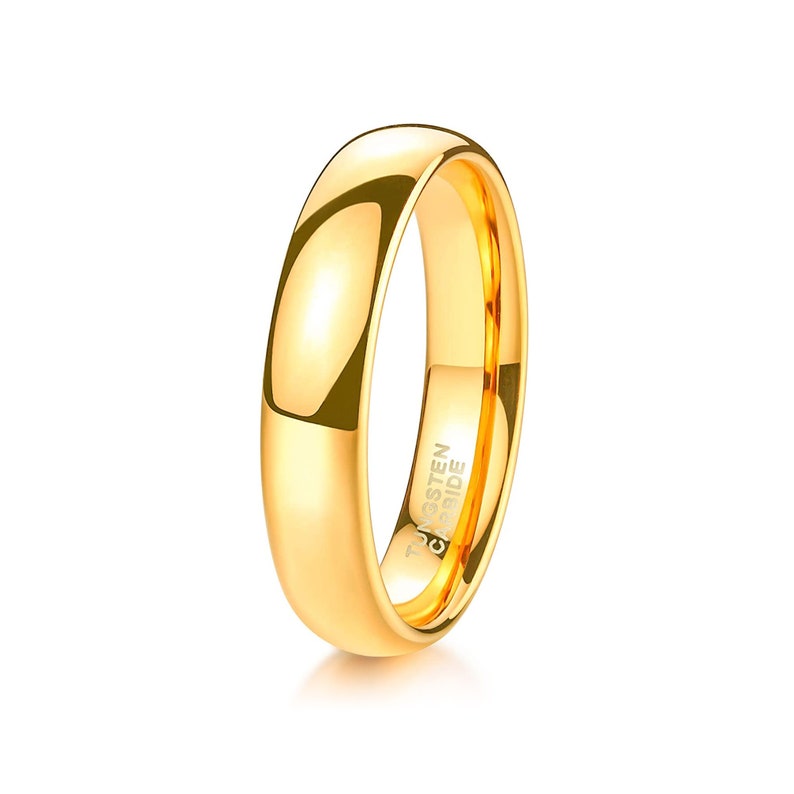 14K Gold Wedding Ring Women's Wedding Band Men's - Etsy