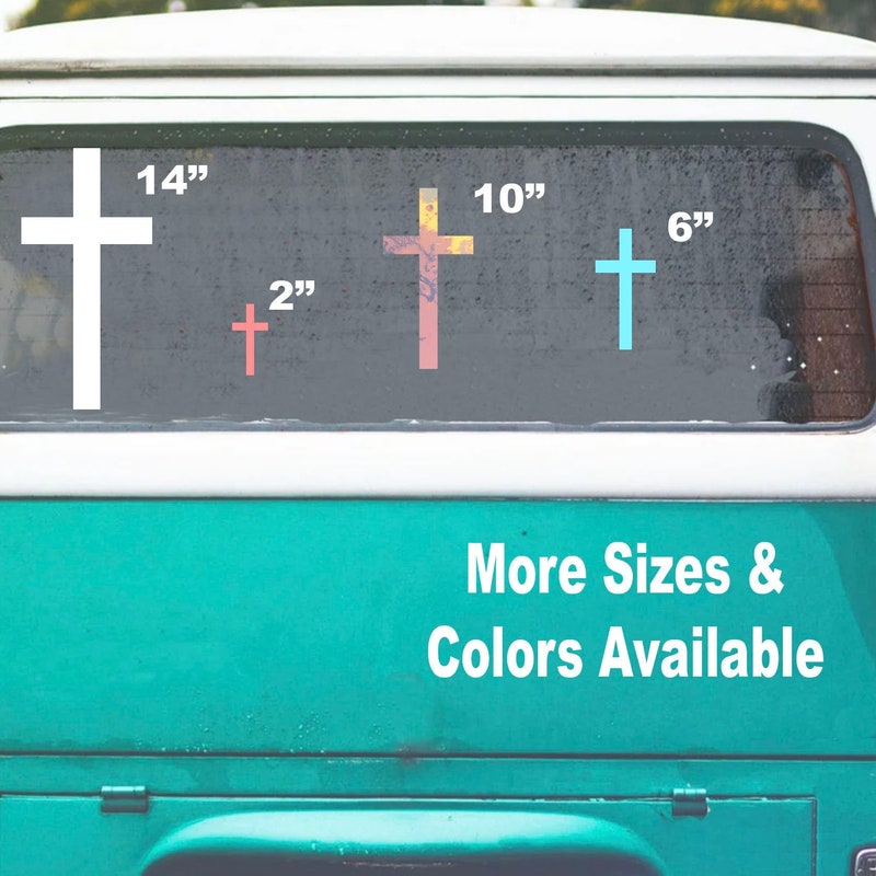 Cross Decal - Etsy