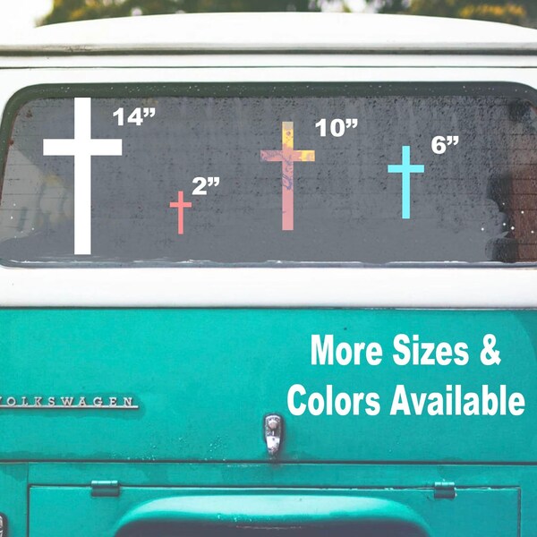 Cross Decal - Etsy