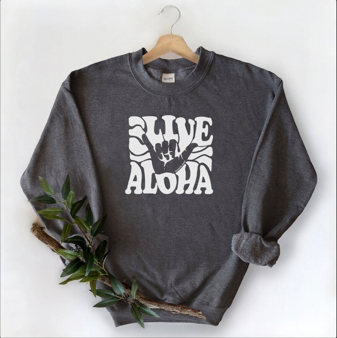 Vintage Live Aloha Sweatshirt Hawaii Sweatshirt Hawaiian Gifts - Etsy