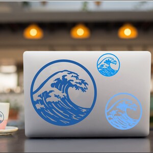 Ocean Wave Decal, Wave Car Decal, Surf Stickers, Ocean Wave Car Sticker ...