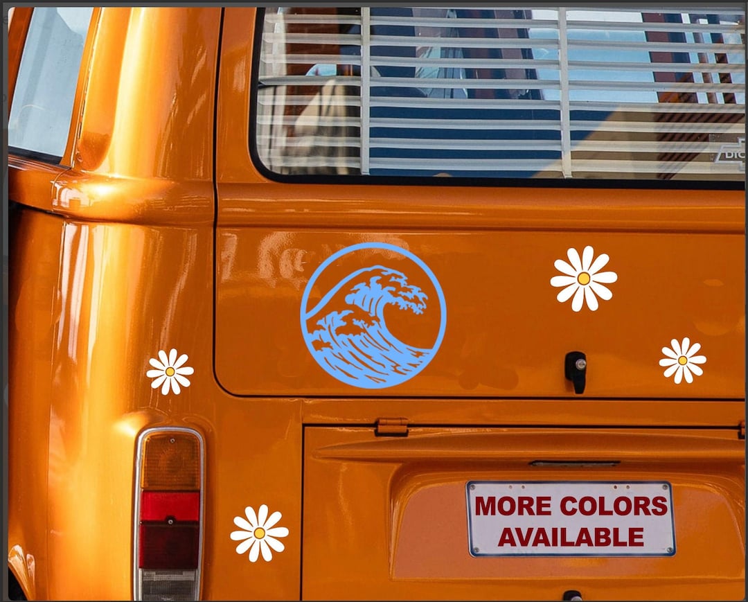 Ocean Wave Decal, Wave Car Decal, Surf Stickers, Ocean Wave Car Sticker ...