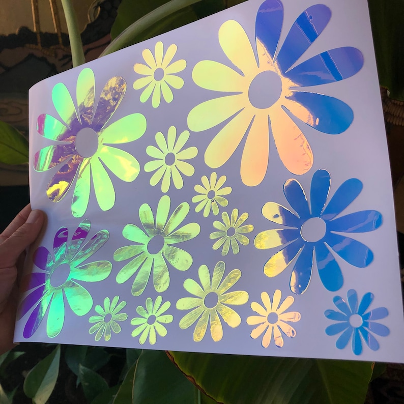 Small Flower Decals Car Decal Rear View Mirror Sticker Car - Etsy