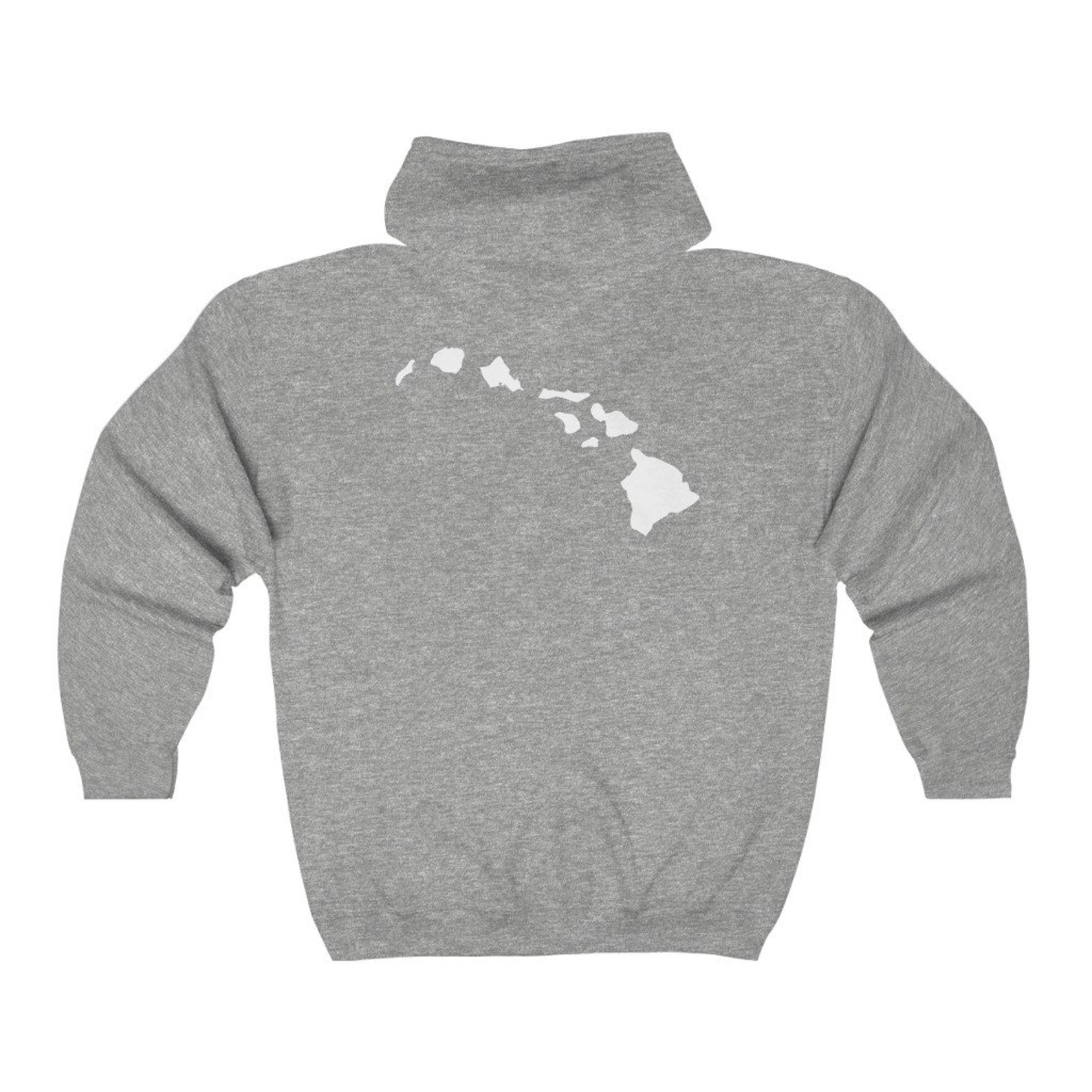 Vintage Hawaii Sweatshirt Hawaiian Islands Unisex Zip up Hoodie Mens ...